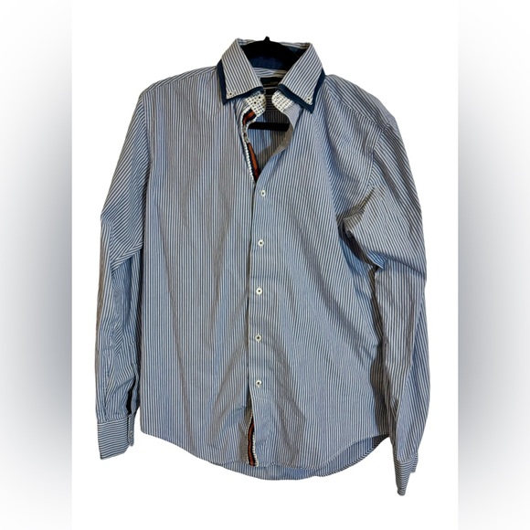 Zara | Shirts | Zara Man Black Tag Label Slim Fit Mens Button Up Size ...